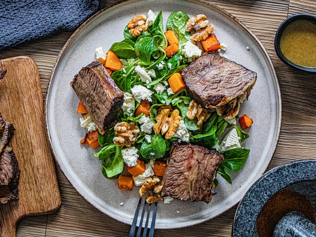 Short Ribs mit herbstlichem Salat | Rezepte | EinStückLand